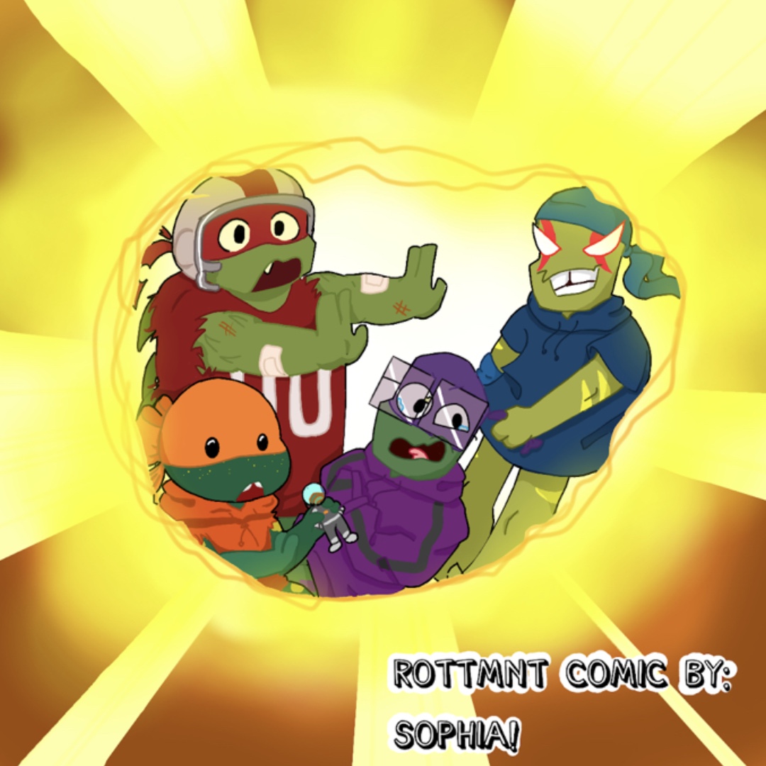 Baby Sitting ROTTMNT fanfic | WEBTOON