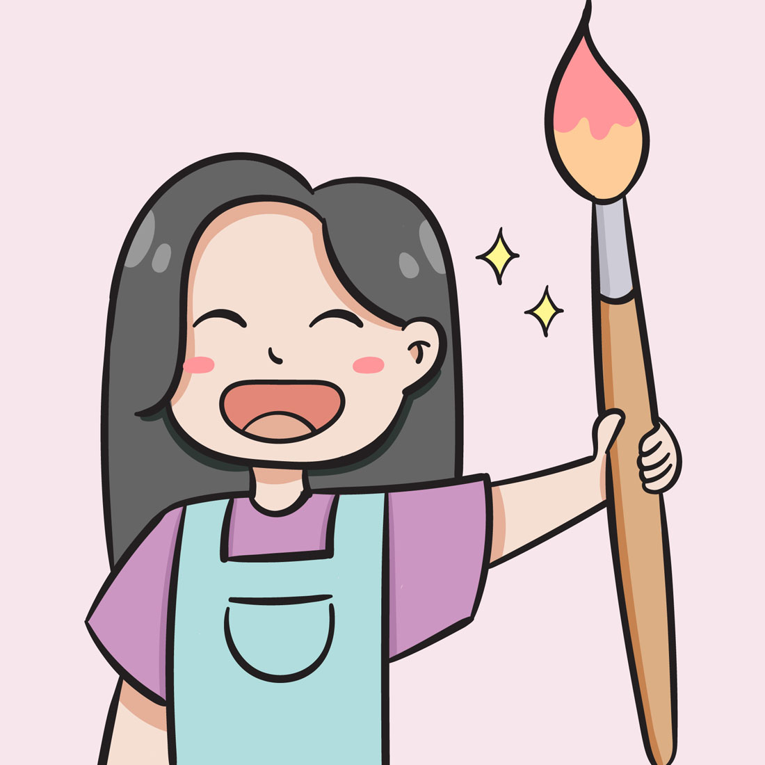 Gadis Dan Dunia Lukis Line Webtoon