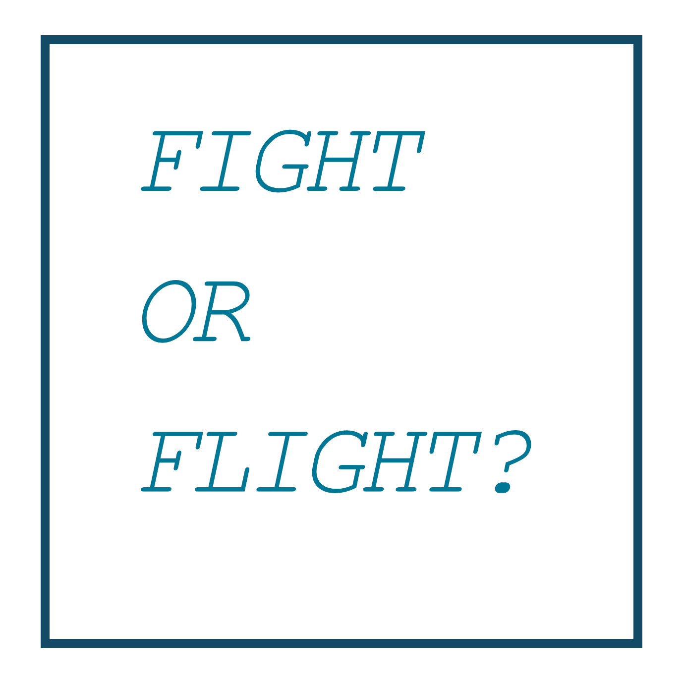FIGHT OR FLIGHT? | WEBTOON