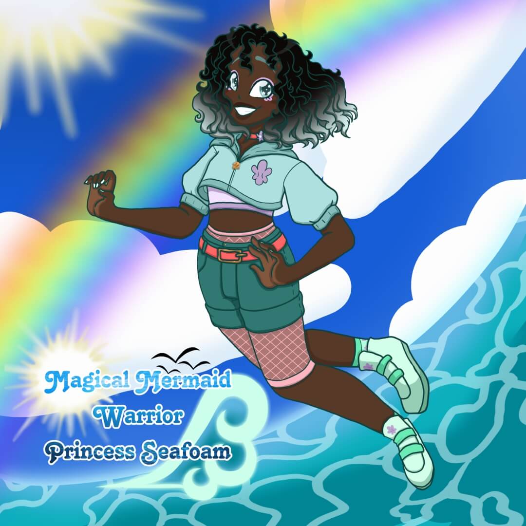 Magical Mermaid Warrior : Princess Seafoam | WEBTOON