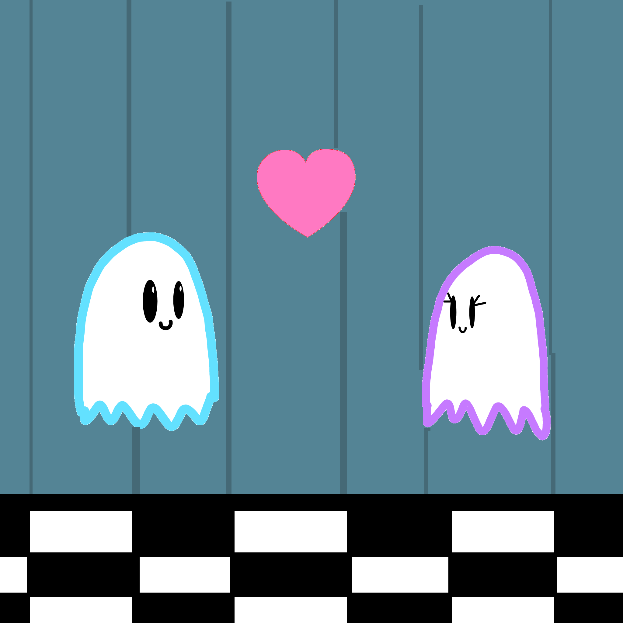 2 ghosts in love | WEBTOON