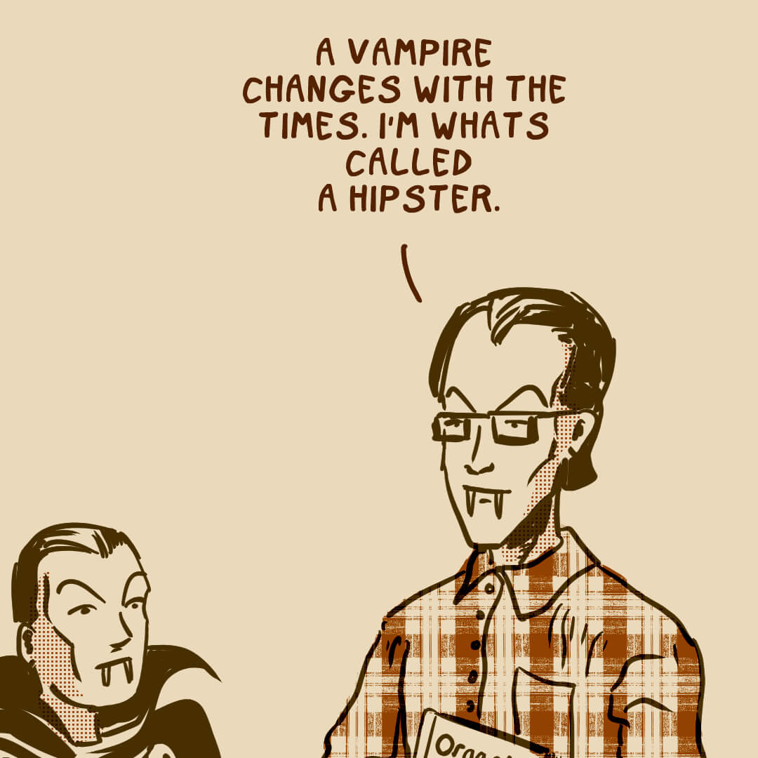 Hipster Vampire Dad Webtoon