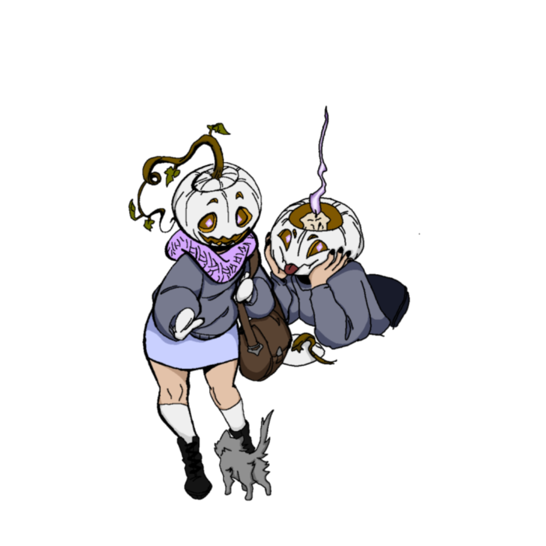 Jack O'Lantern heads | WEBTOON