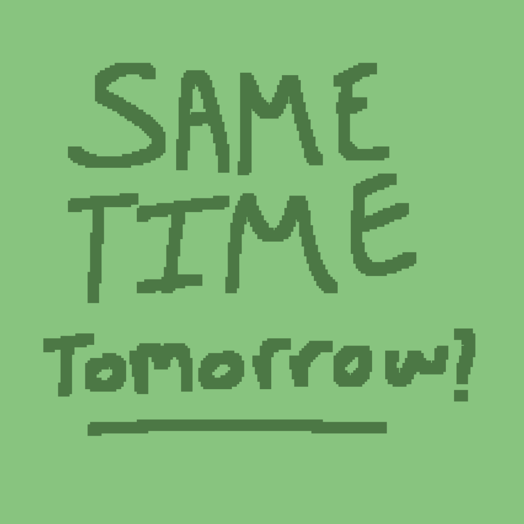 same time tomorrow? | WEBTOON