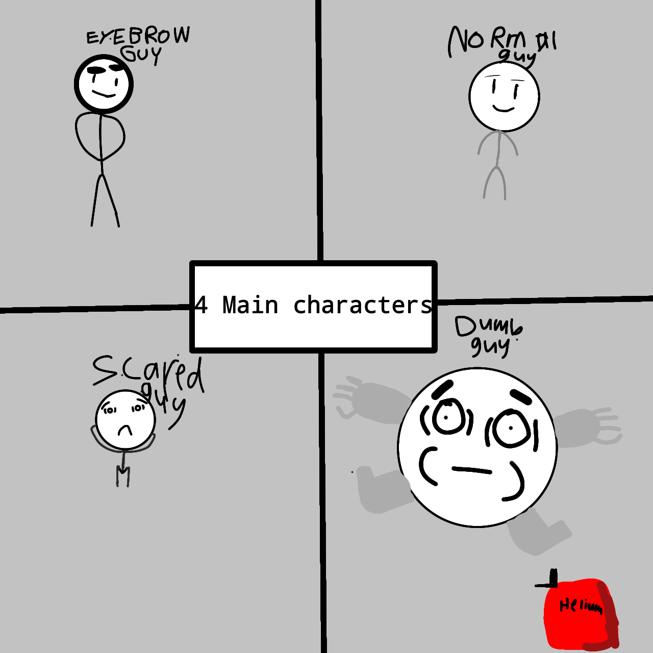 A lazy stickman comic | WEBTOON