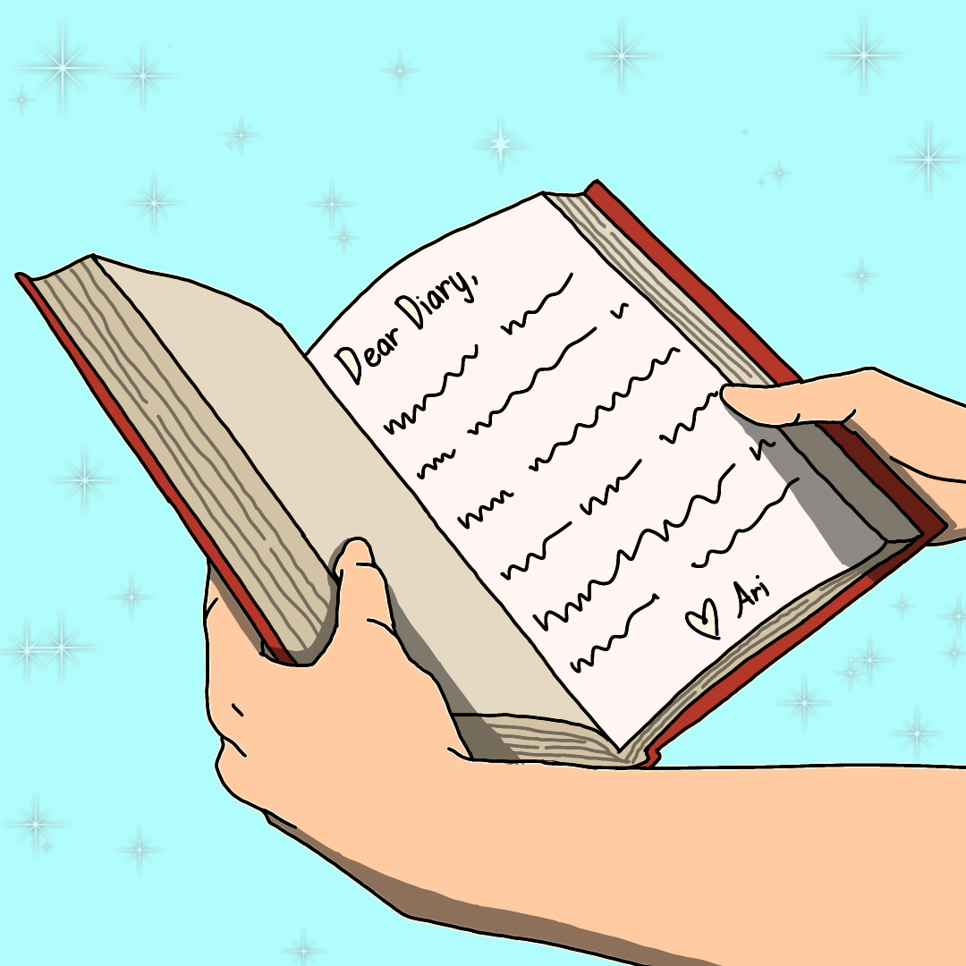 Oh shit you found my DIARY! | WEBTOON