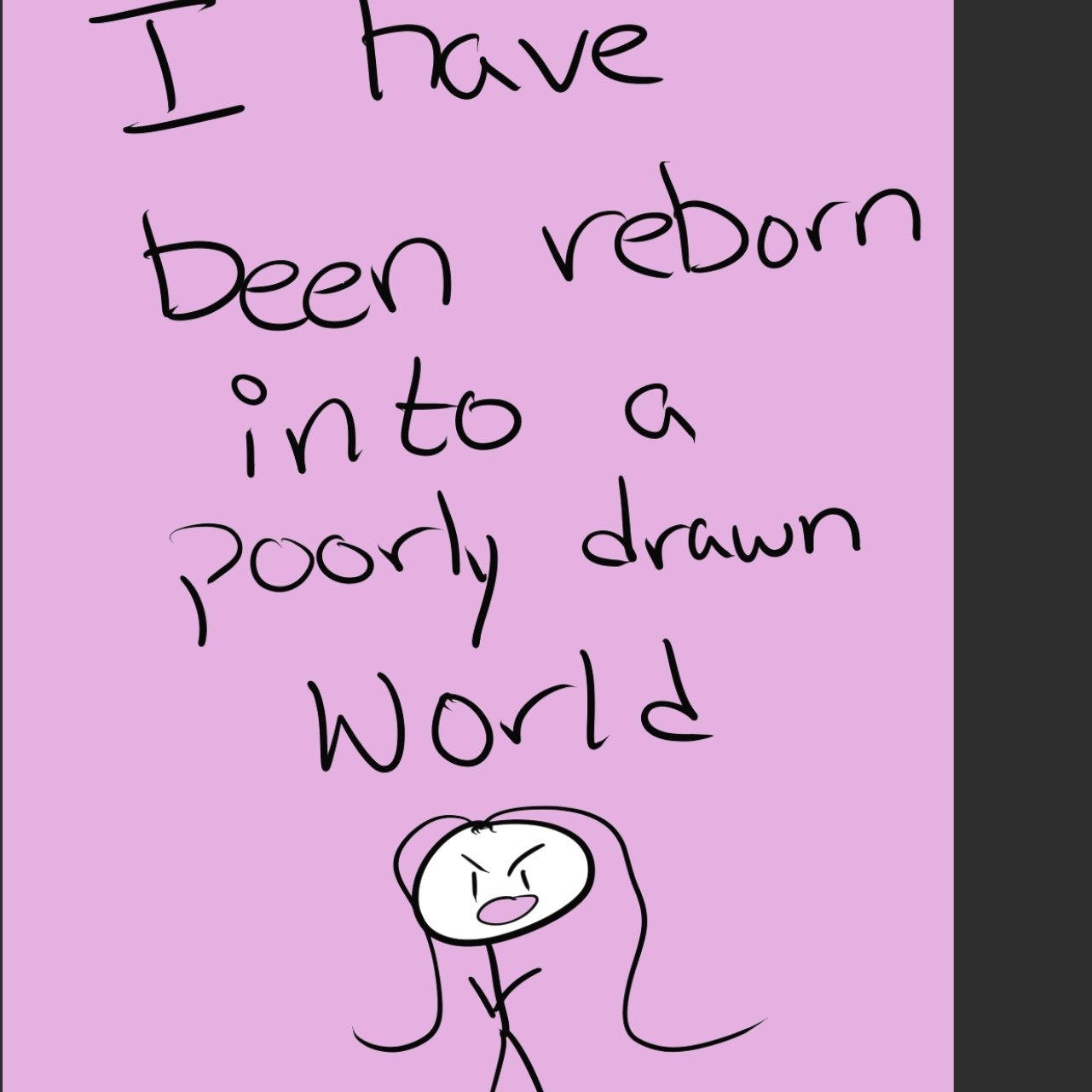 Help! I have been reborn into a poorly drawn world | WEBTOON