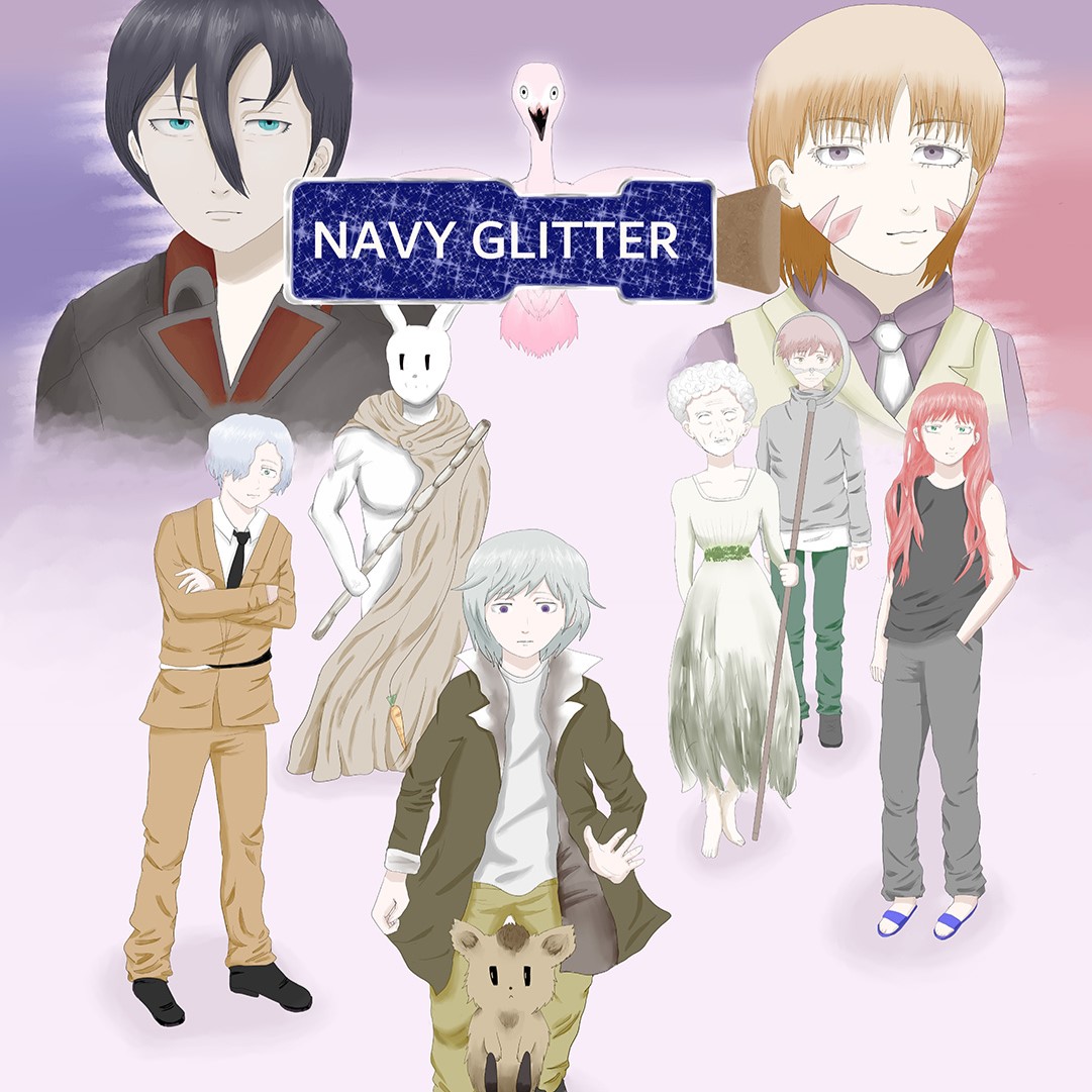 NAVY GLITTER | WEBTOON