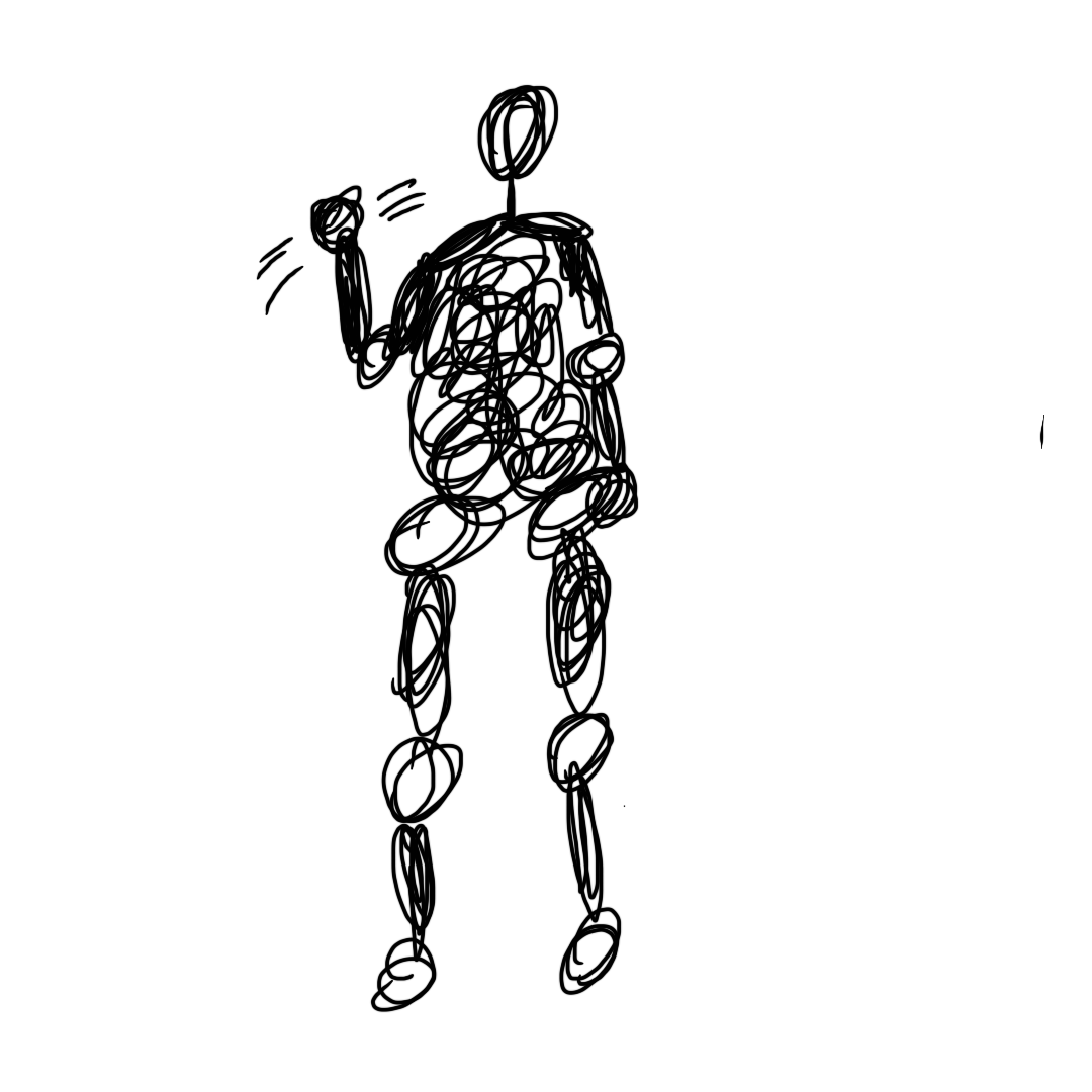 scribble man | WEBTOON