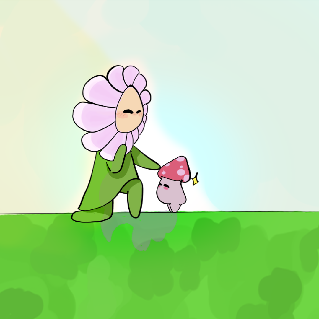Flor y honguito | WEBTOON