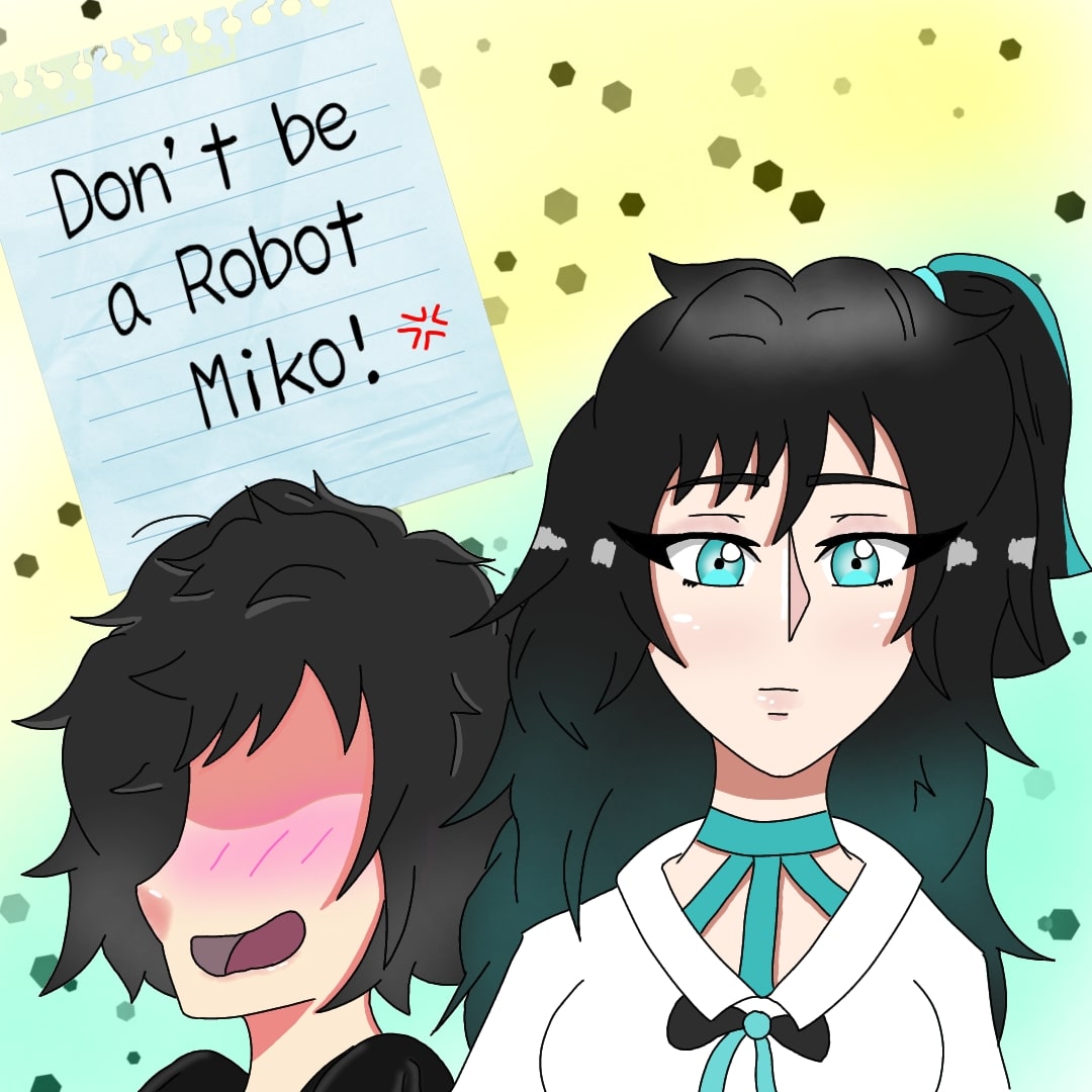 Don't be a Robot Miko! | WEBTOON