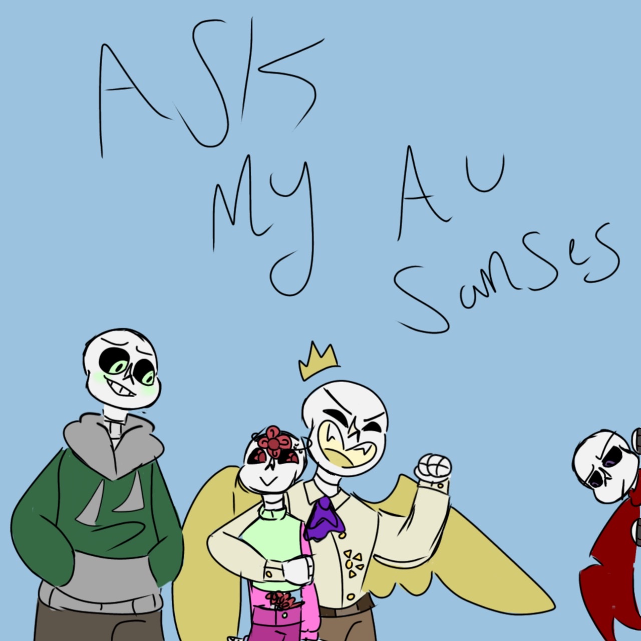 Ask My AU sanses | WEBTOON