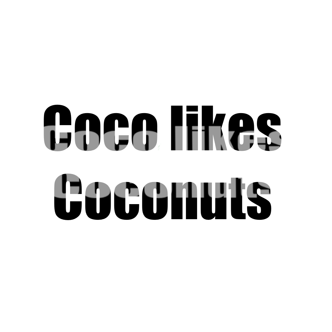 Coco likes coconuts | WEBTOON
