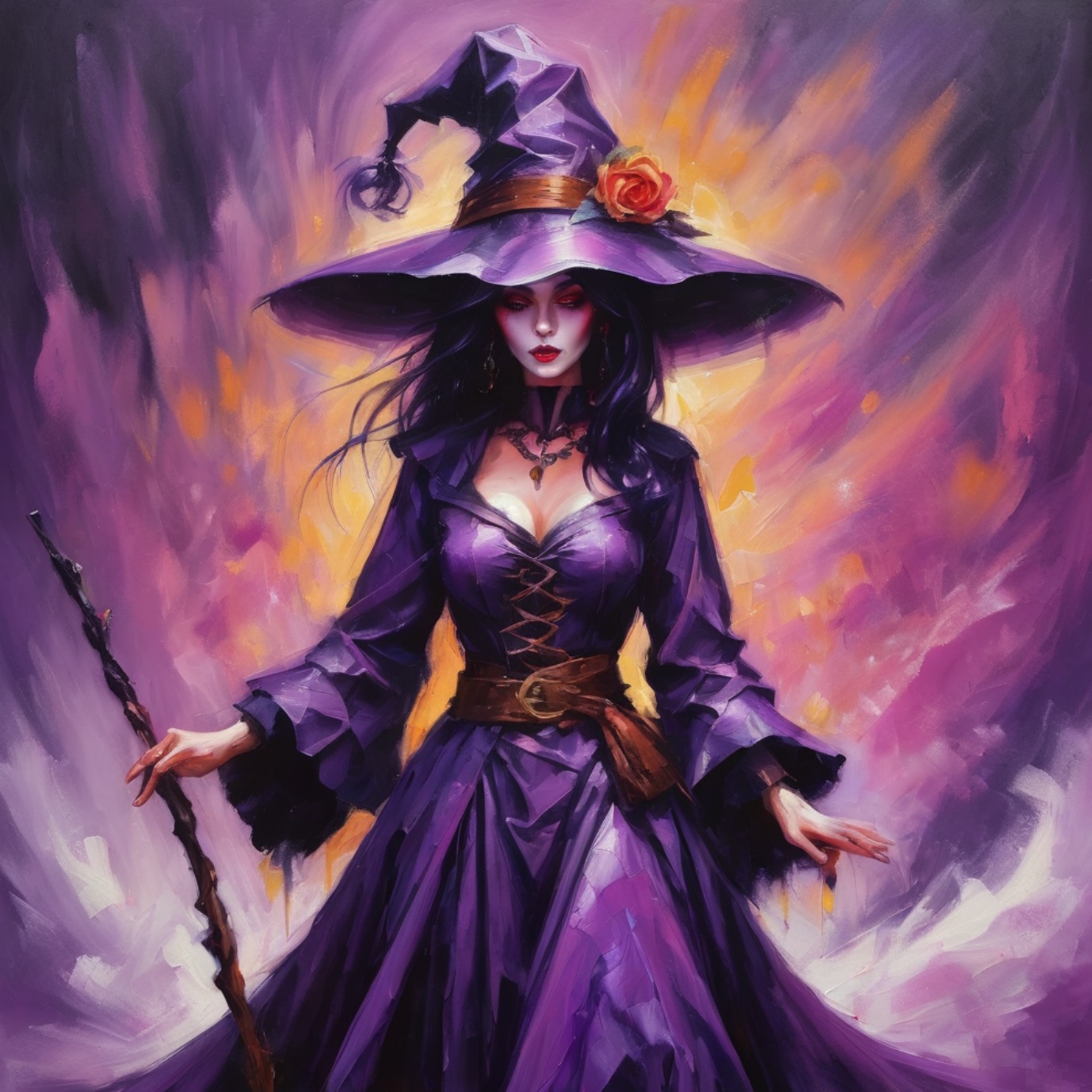 PURPLE EYED WITCH | WEBTOON