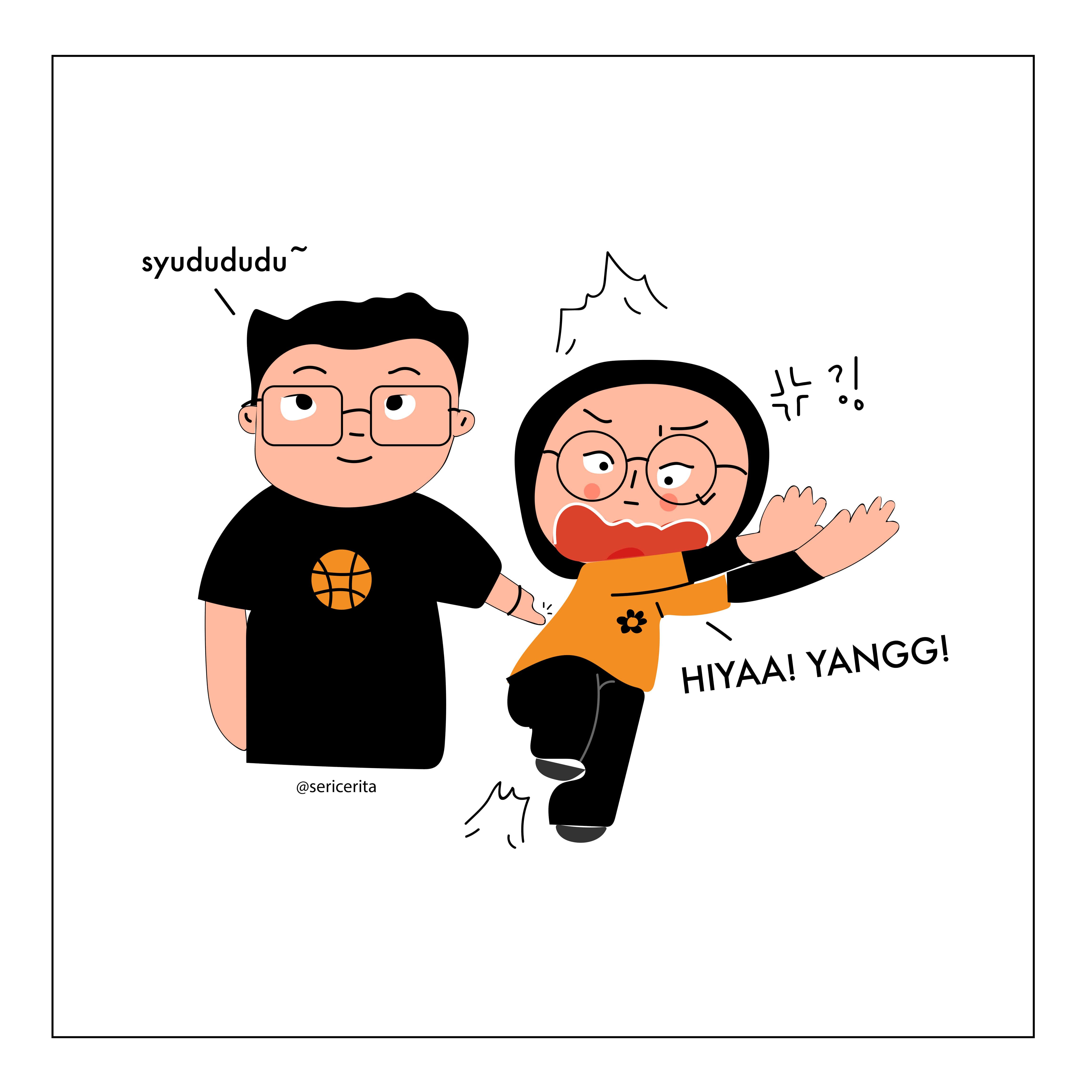 Pertemuan Helga dan AJ | LINE WEBTOON