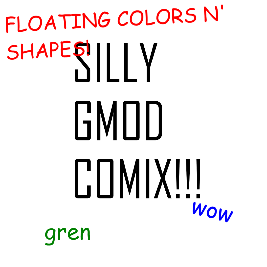 SILLY GMOD COMIX!!! | WEBTOON