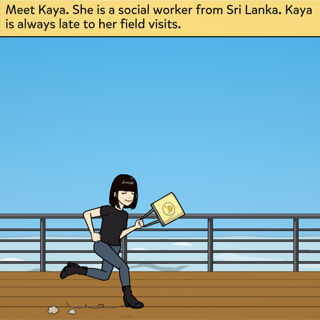 Kaya's social work jounery | WEBTOON