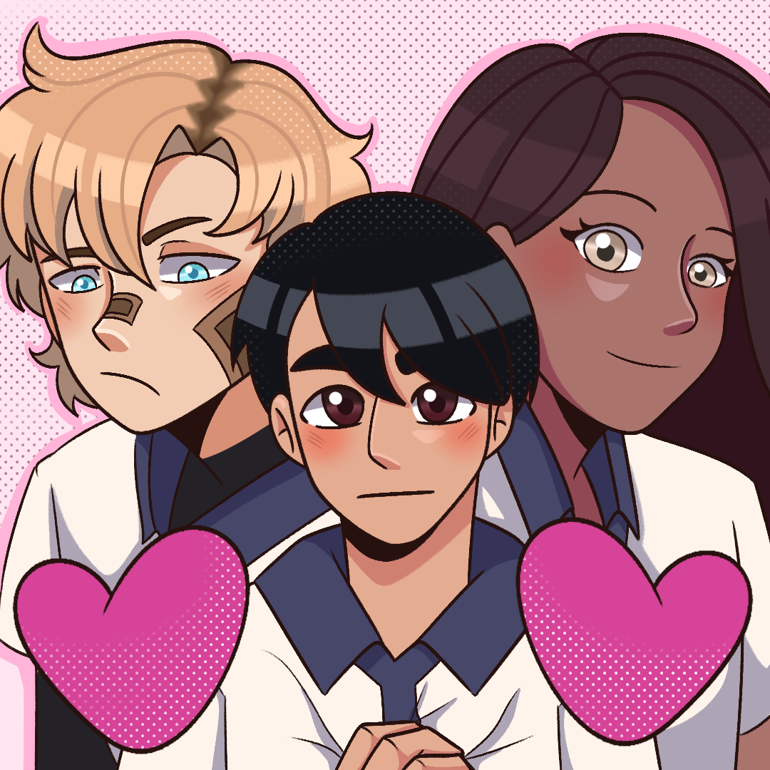 ¿Love triangle? | WEBTOON