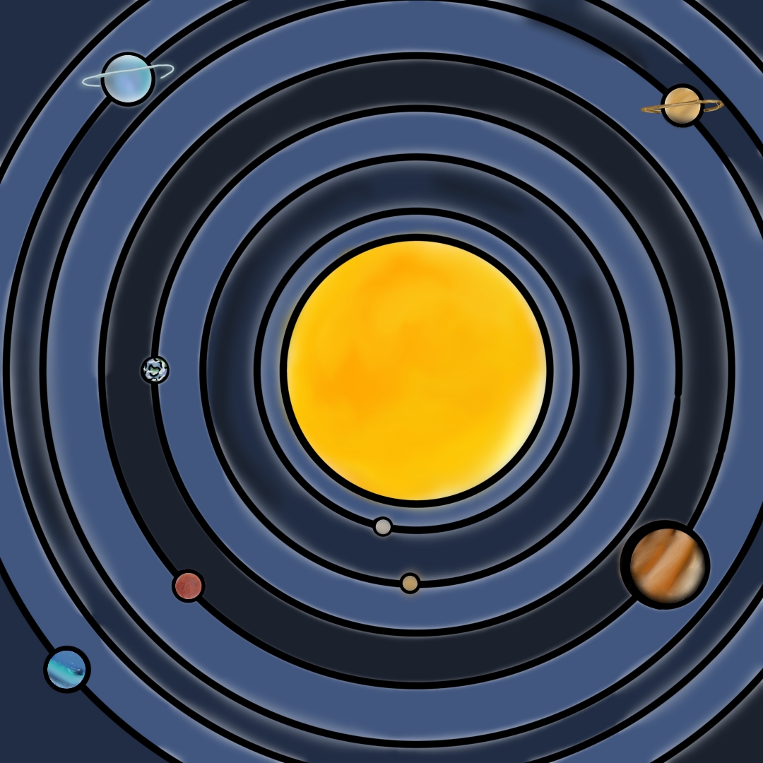 Planets in space | WEBTOON