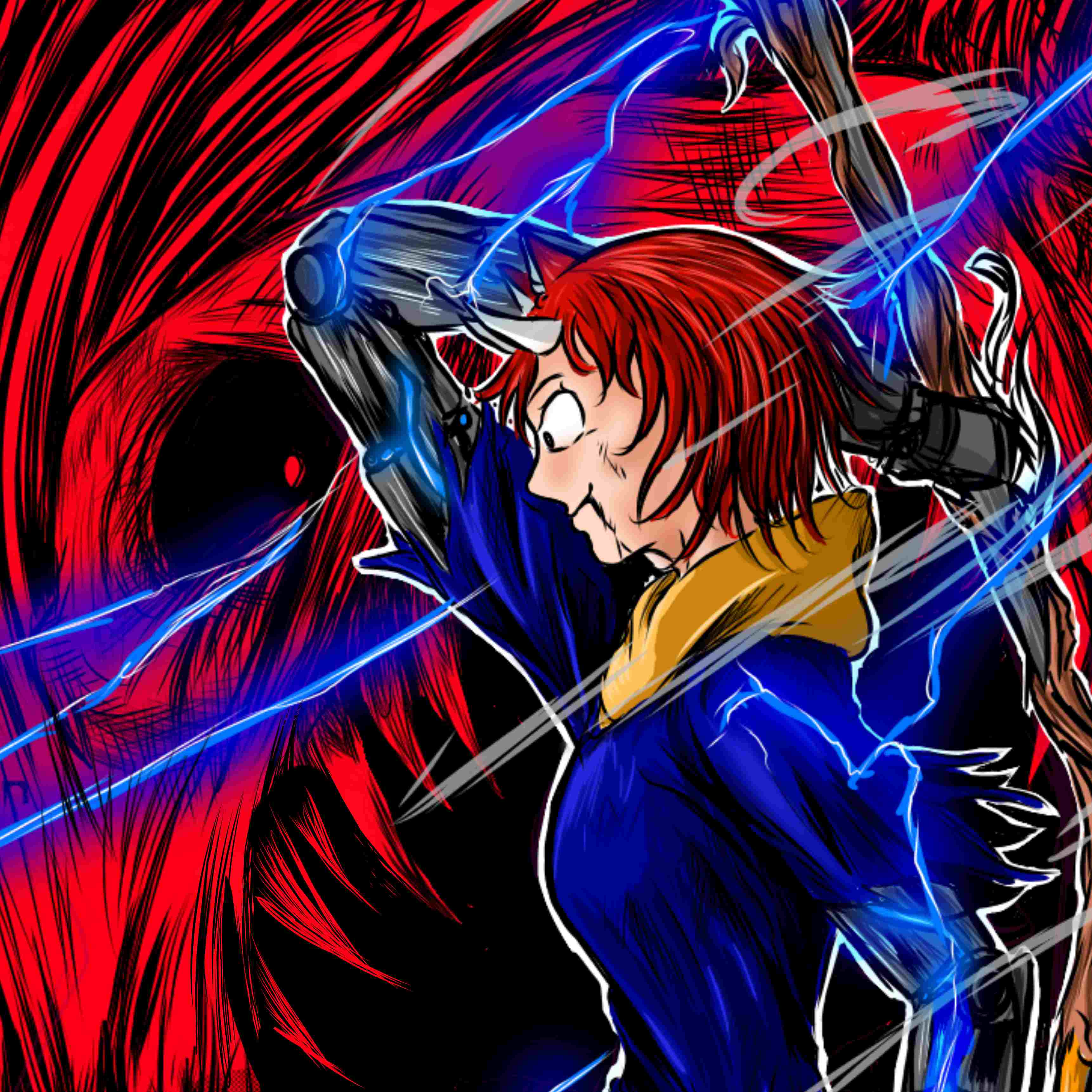 Steel fist. | WEBTOON