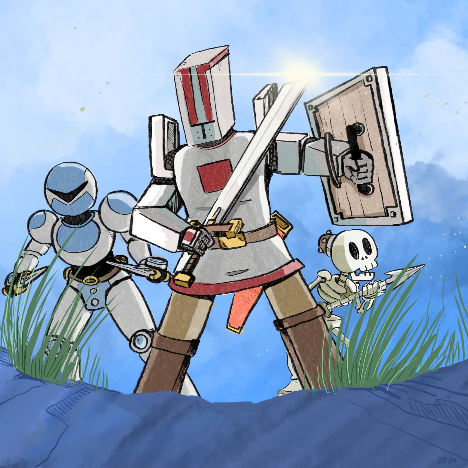 The Square Knight | WEBTOON