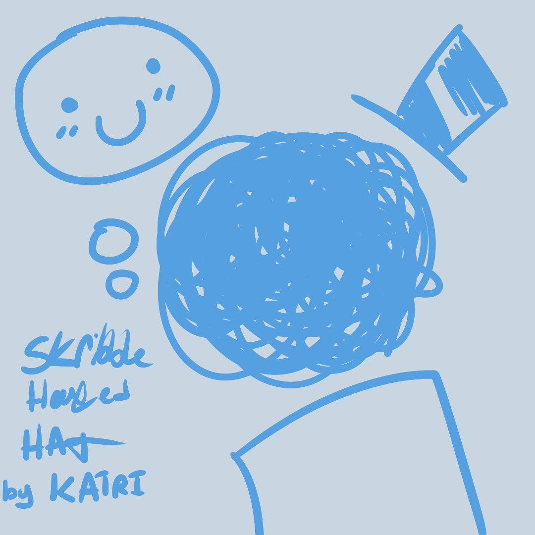 Scribble Headed Hat | WEBTOON