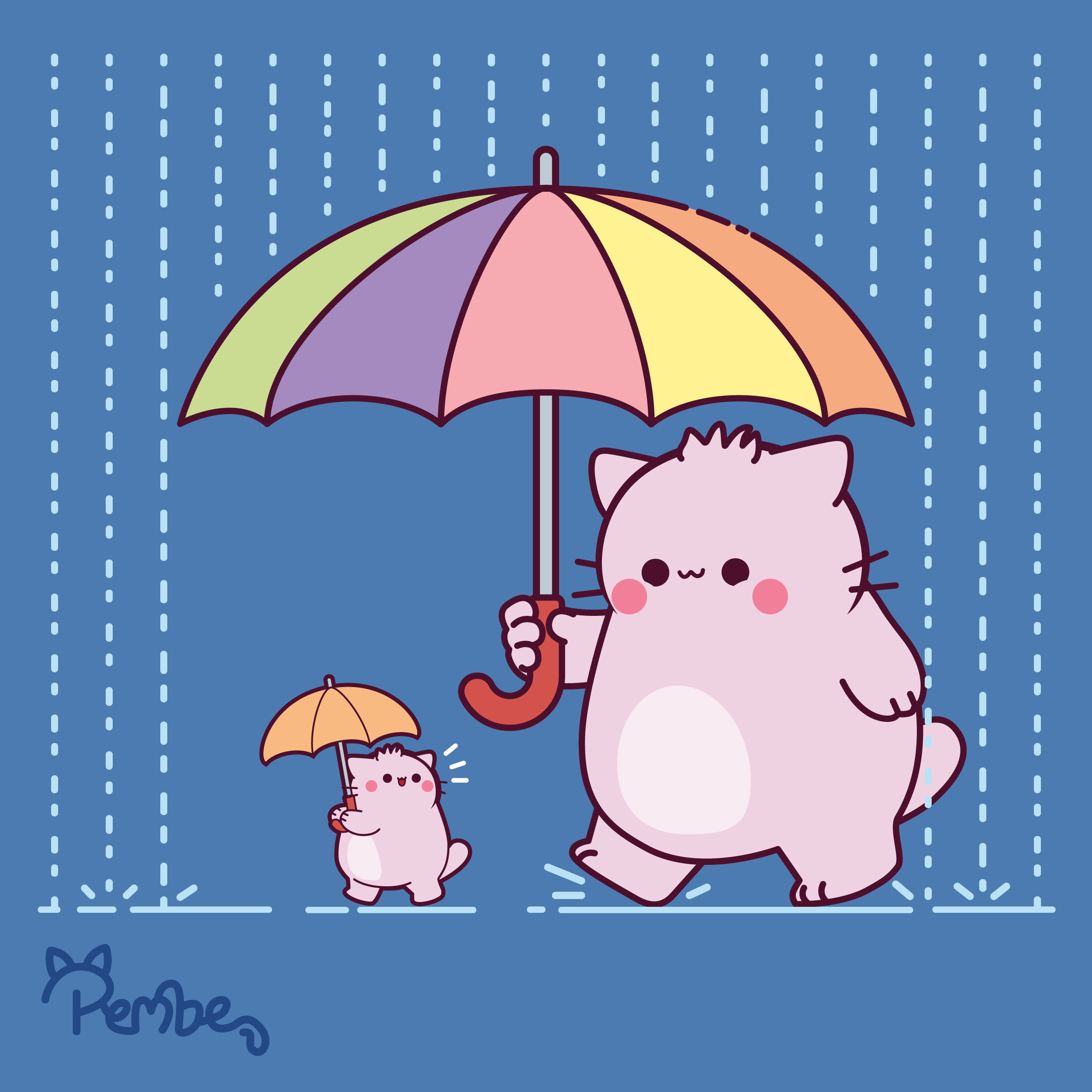 Pembe The Pink Cat | WEBTOON