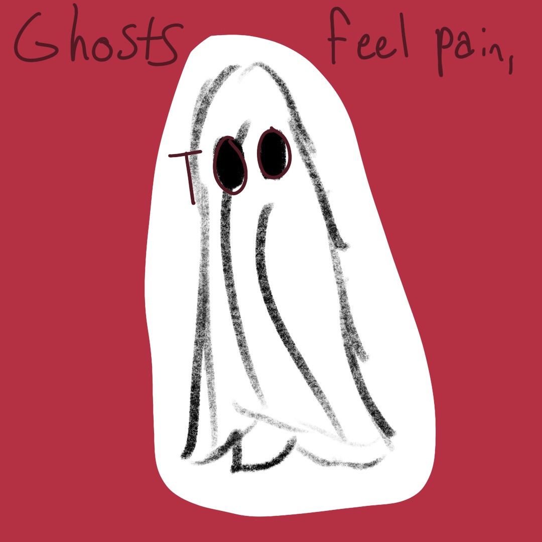 Ghosts feel pain, too. | WEBTOON