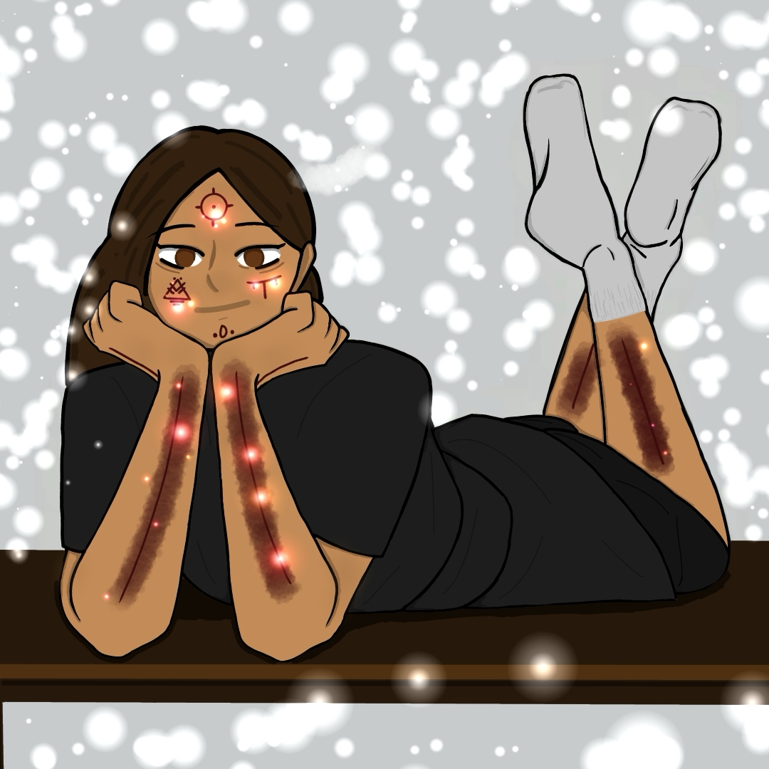 Red outline | WEBTOON