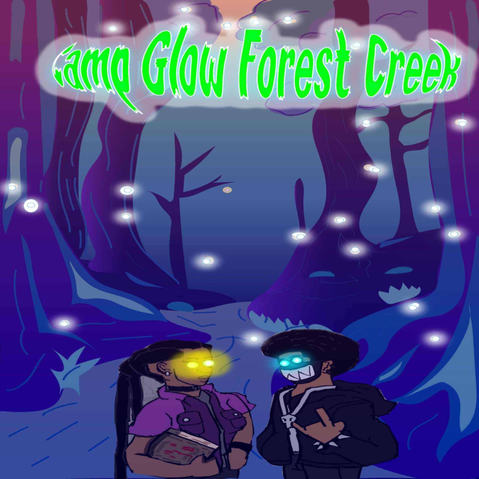 Camp Glow forest Creek | WEBTOON