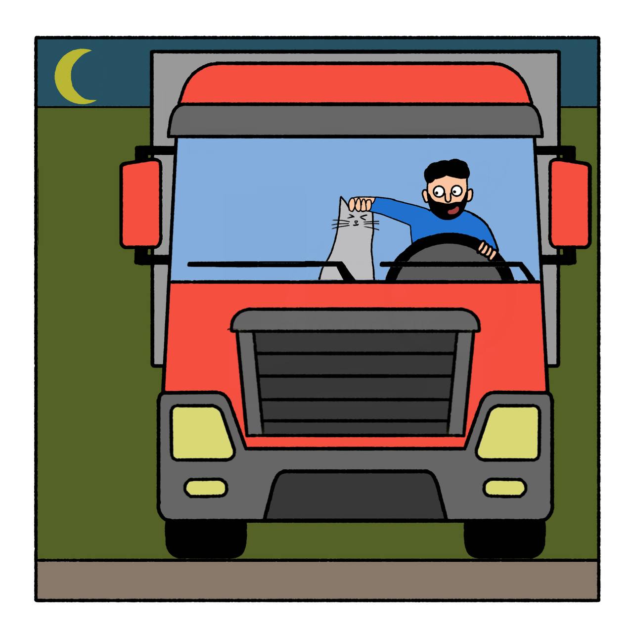 Cat Vulcan & Trucker | WEBTOON