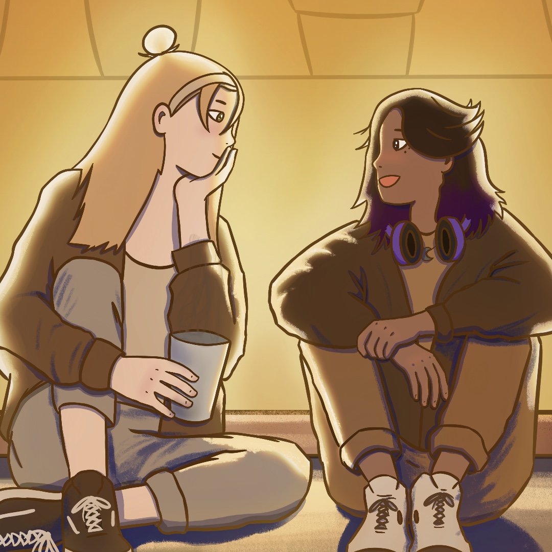 Late night coffees | WEBTOON