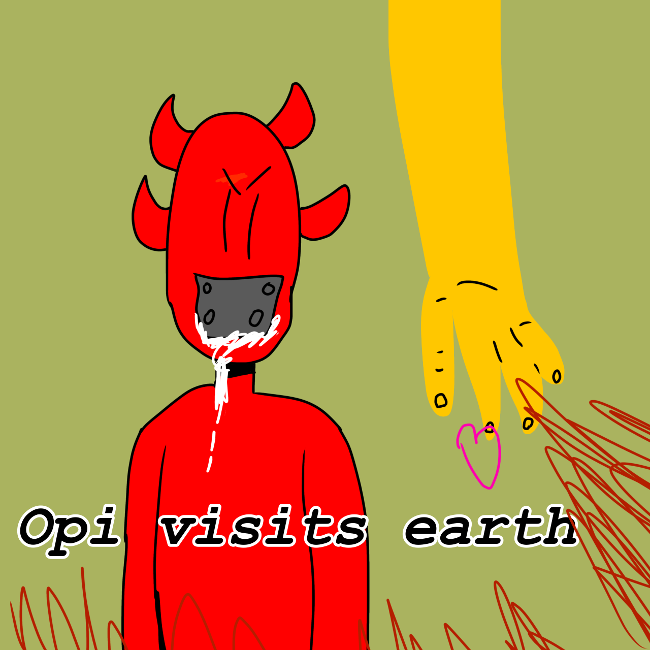 Opi Visits Earth | WEBTOON