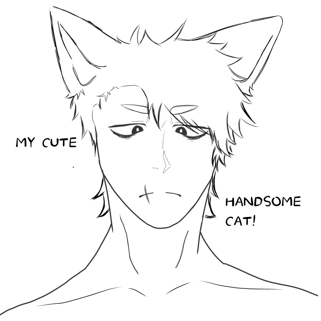 .My cute handsome cat! | WEBTOON