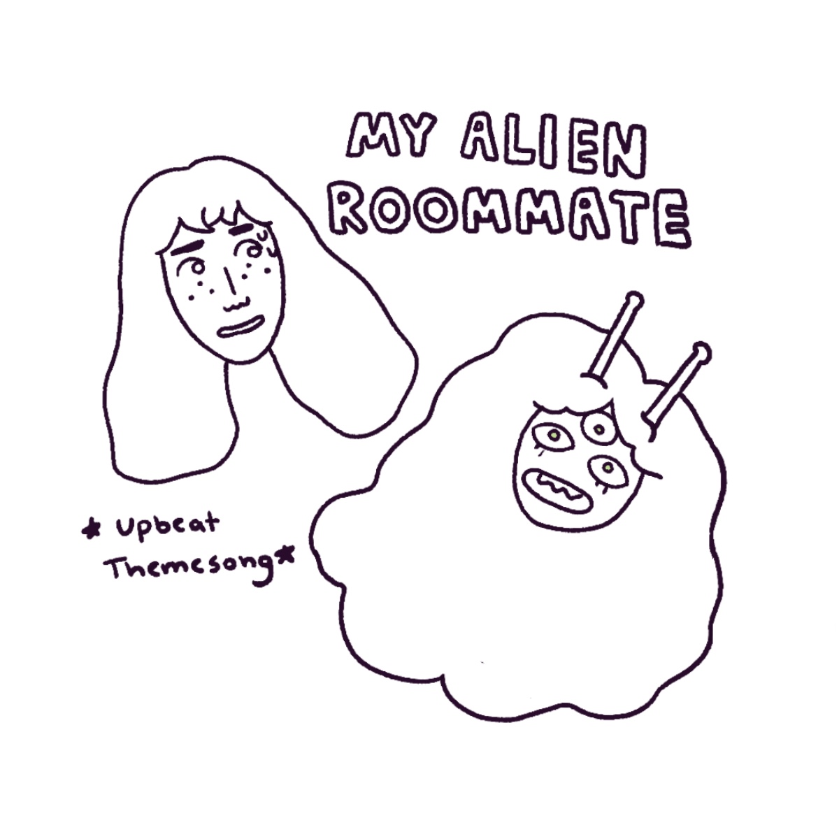 My Alien Roommate! | WEBTOON