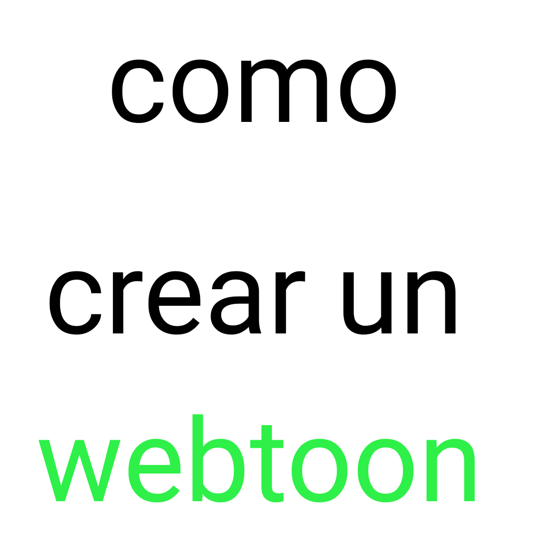 Cómo crear un webtoon | WEBTOON