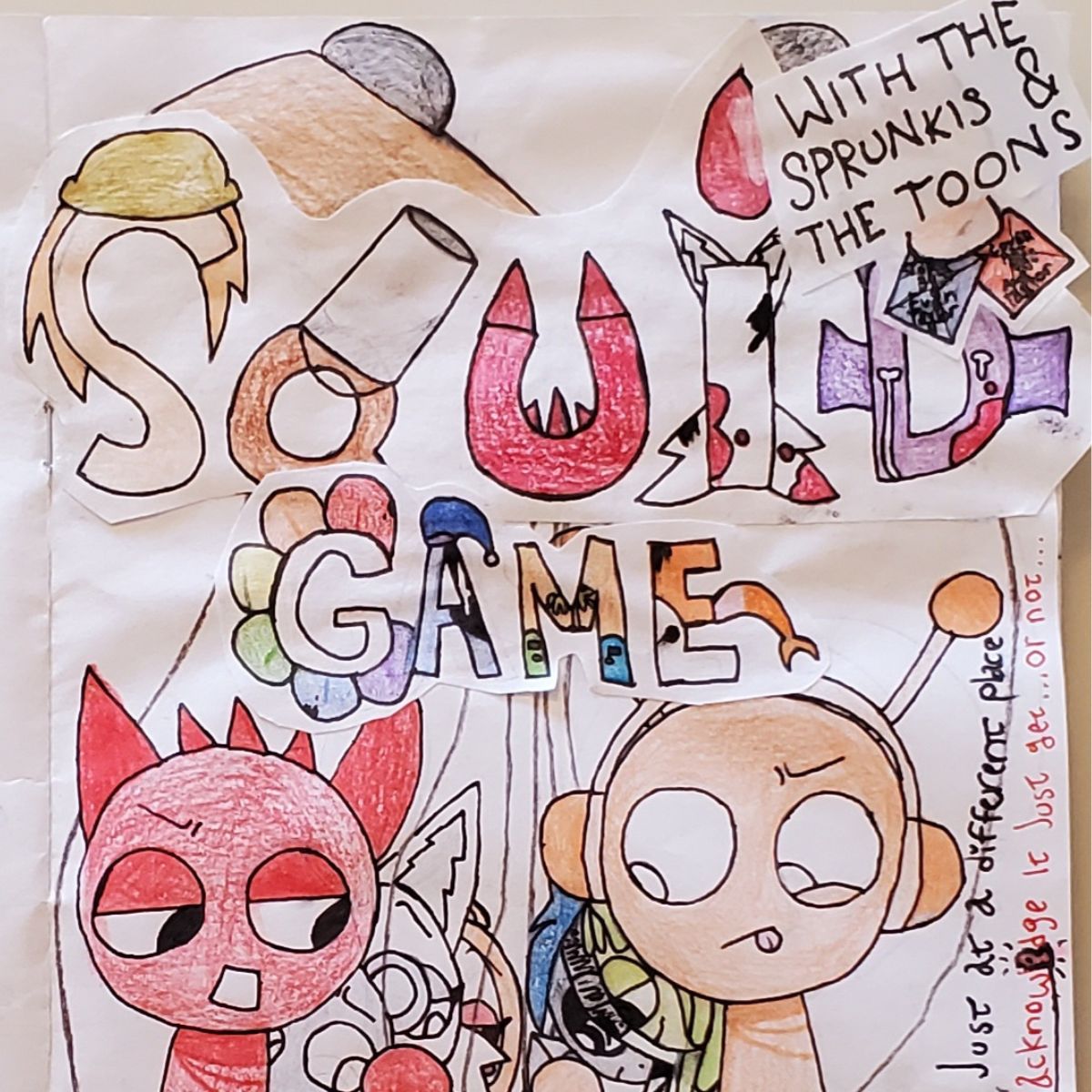 Squid Game With The Sprunkis And The Toons | WEBTOON