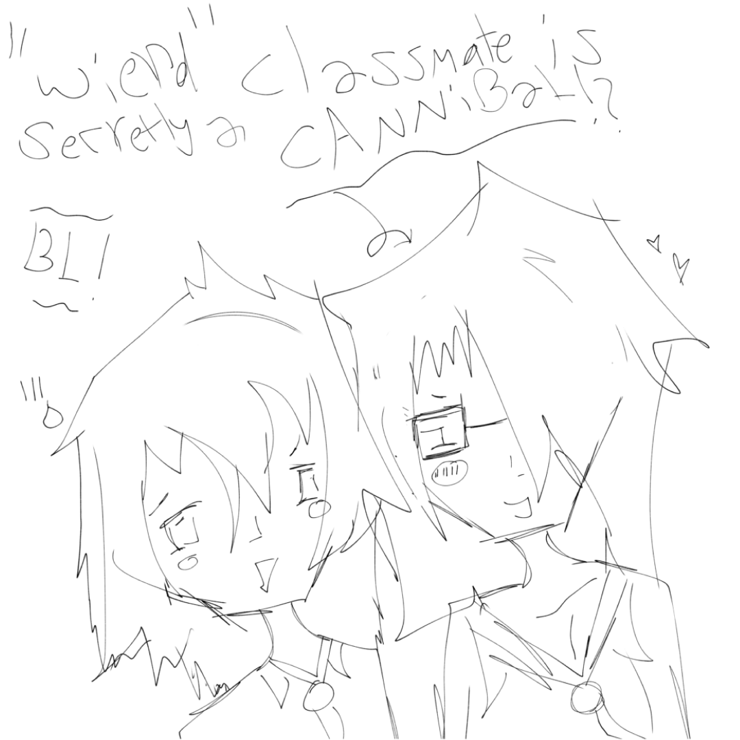 "wierd" classmate is secretly a.. CANNIBAL .!? | WEBTOON