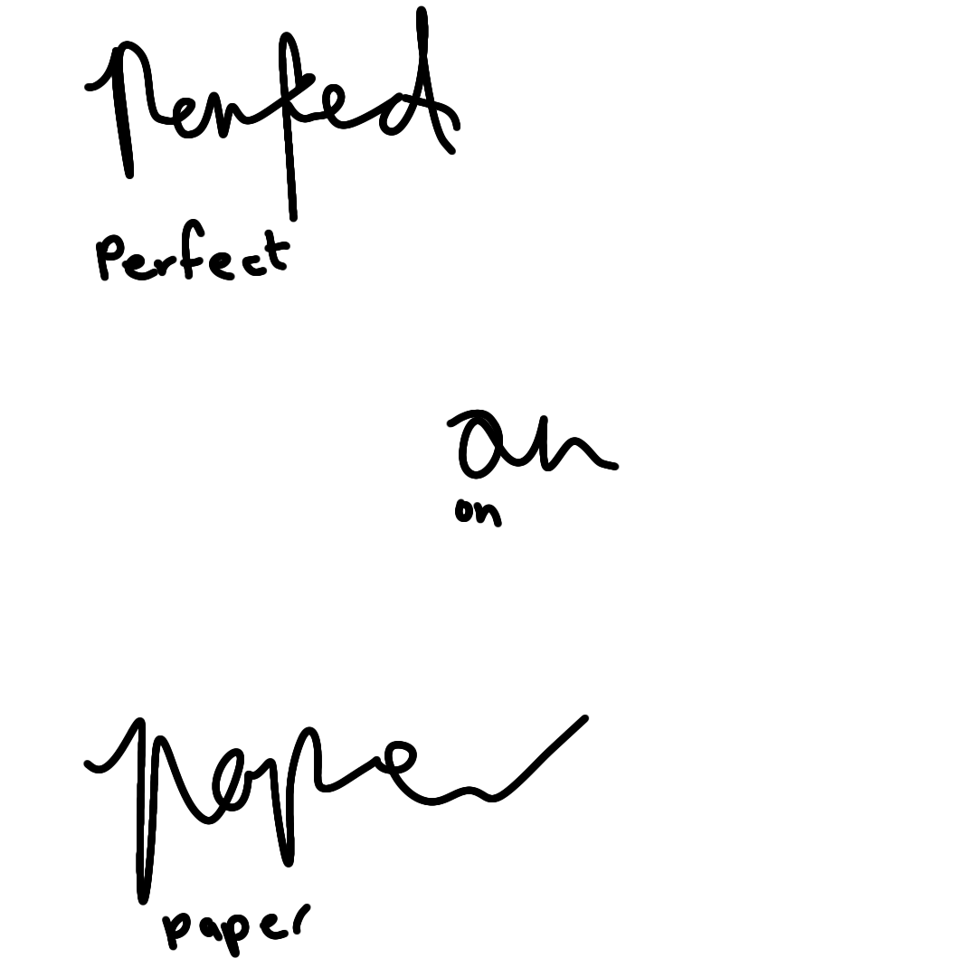 Perfect on paper. | WEBTOON