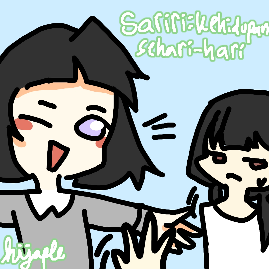 SARIRI: kehidupan sehari-hari | LINE WEBTOON