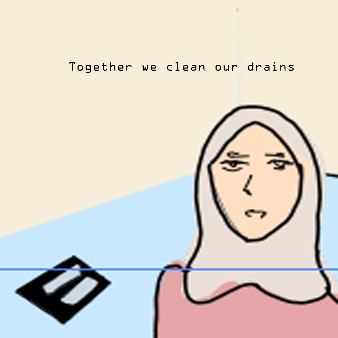 Together we clean our drain | WEBTOON