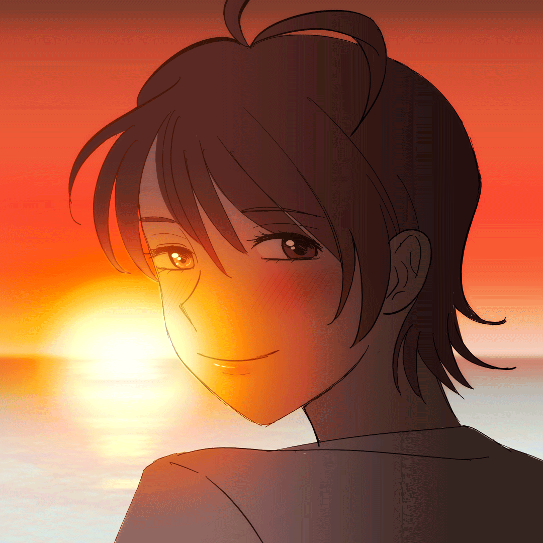 Love begins with a sunset in summer | WEBTOON