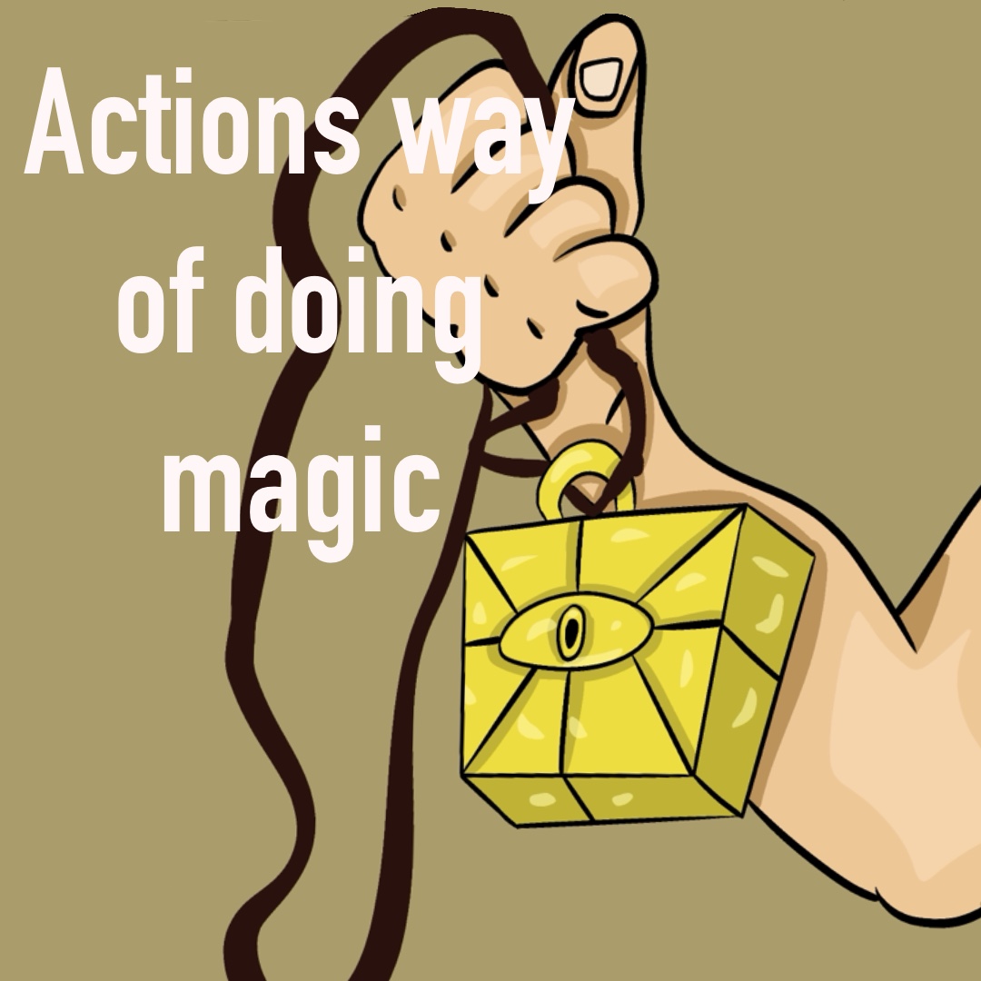 Actions way of doing magic | WEBTOON