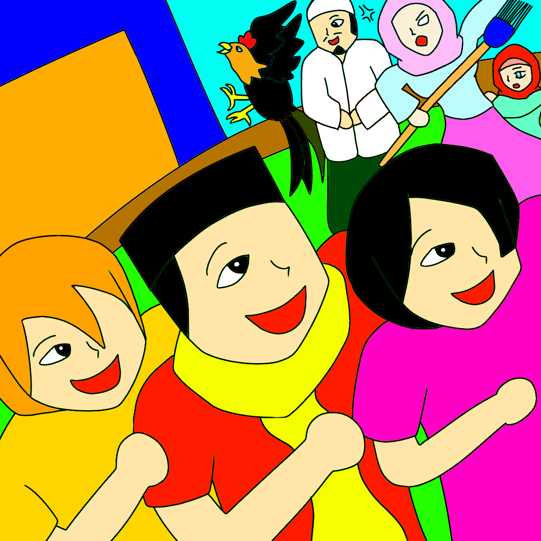 Ngabuburit Bersama Geng DinMarNo (Udin Amar Dino) | LINE WEBTOON